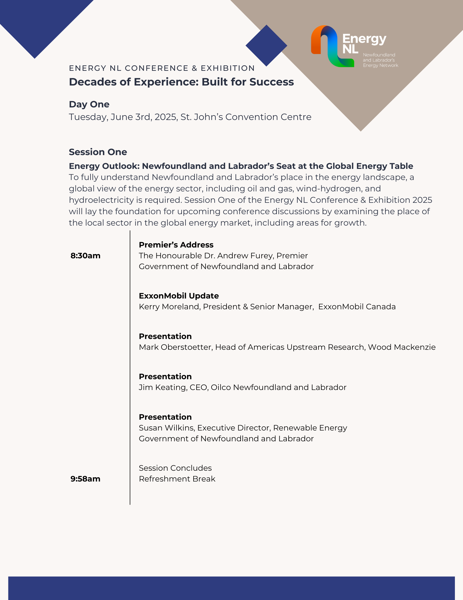Conference - Energy NL